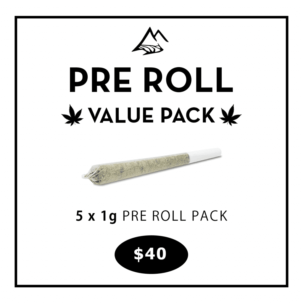 5 Pack Pre Roll Special | 5 x 1g Joints for $40 | Herbal Delivery ...
